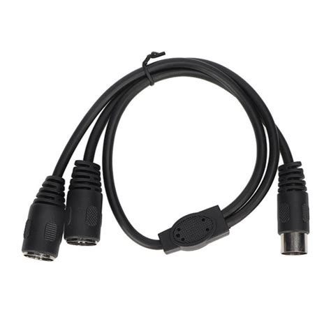Din 5 Pin Male To 2 Din 5 Pin Female Cable High Accuracy Din 5 Pin Splitter Adapter Cable 16ft