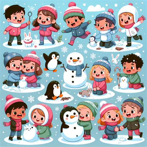 Frosty Frostbite Friends 5d Diy Paint By Diamond Kit — Original Paint