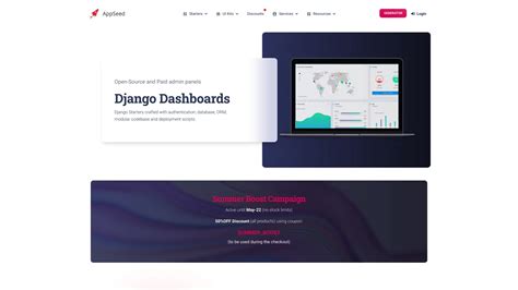 Django Dashboards Starter Index