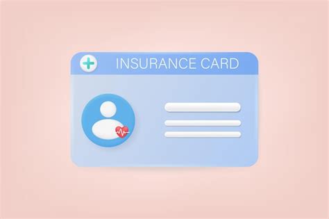 Premium Vector Medical Insurance Card Concept Of Healthcare Health