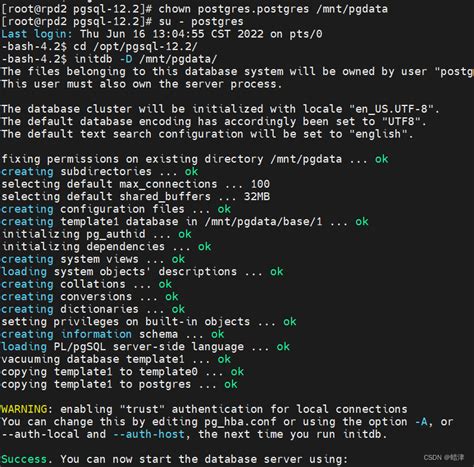 Root用户安装postgresql和 Postgres用户 Bash问题root运行postgresql Csdn博客