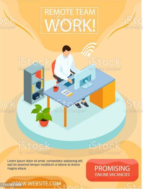 원격 팀 작업 온라인 회의 작업 공간 화상 통화 채팅 회의 프리랜서는 집에서 일합니다 개념에 대한 스톡 벡터 아트 및 기타 이미지 Istock