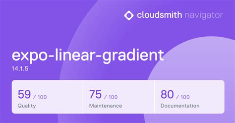 Expo Linear Gradient 1415 Npm Package Quality Cloudsmith Navigator