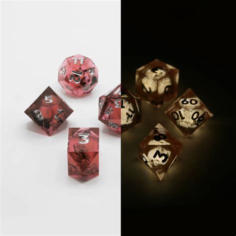 Rpg Dice Set Phosphorescent The Void Space Camp