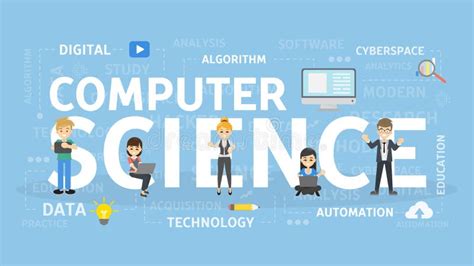 Computer Science Concept Stock Vector Illustration Of Internet