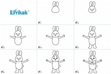 Как нарисовать Олимпийского Зайку 2014 поэтапно с ребенком