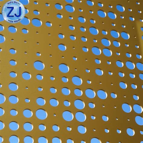 Aluminum Mesh Perforated Corrugated Metal Panels Perforated Sheet Metal