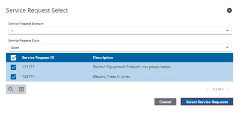 Edit Multiple Service Requests