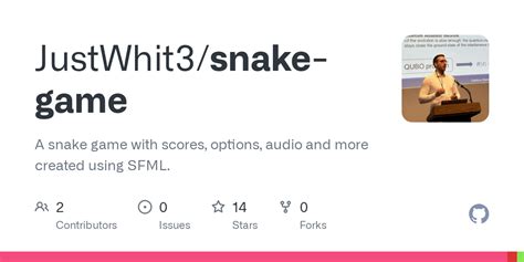 Github Justwhit Snake Game A Snake Game With Scores Options Audio And More Created Using Sfml