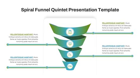 Six Nodded Funnel Diagram Template PowerPoint And Google Slides SlideKit