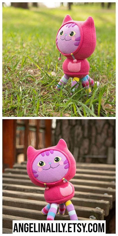 Gabby S Dollhouse Dj Catnip Plush Handmade Soft Toy Etsy Handmade Soft Toys Handmade