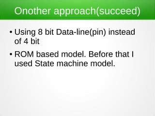 FPGA Tutorial LCD Interface ODP Operating Systems Computer Software And Applications