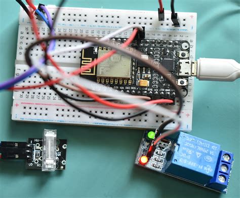 Nodemcu Interfaced Knocking Sensor Ky 031