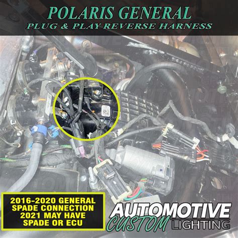 Polaris General Reverse Light Harness Auto Only New Version Automotive Custom Lighting