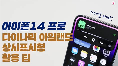 디테일 대박 아이폰14 프로 프로 맥스 다이나믹 아일랜드 상시표시형 활용 팁 [4k] Youtube