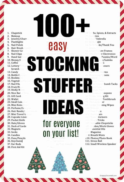 Easy Stocking Stuffer Ideas Unique Fun And Practical Snappy Gourmet