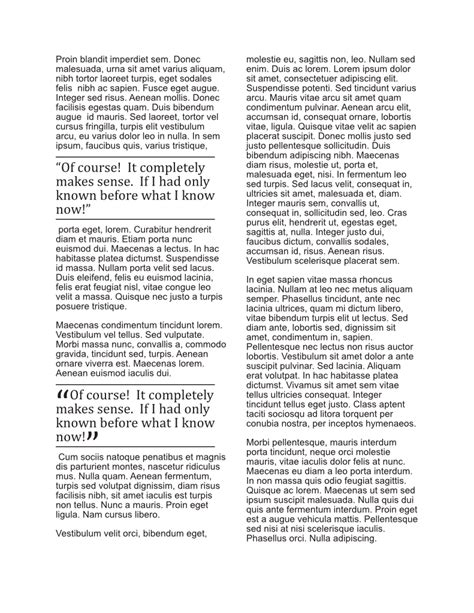 Pull Quote Examples