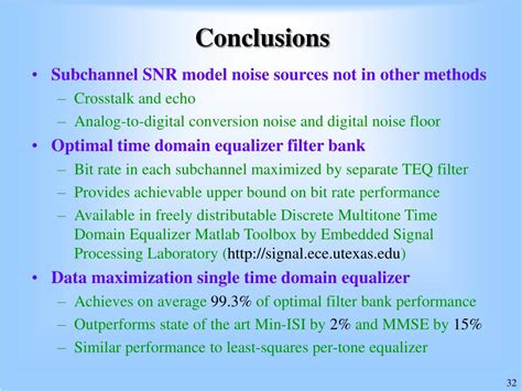 ppt maximizing data rate of discrete multitone systems using time domain equalization design
