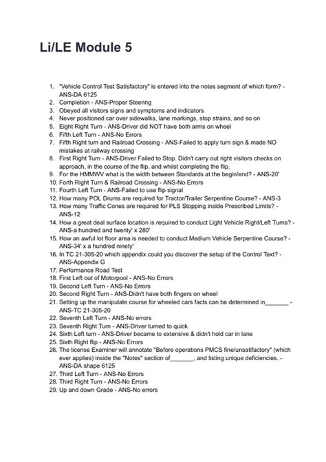 Li Le Module 5 Questions And Answers 2025 2026 100 Verified Answers