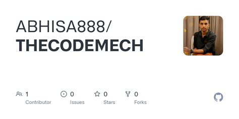GitHub ABHISA888 THECODEMECH