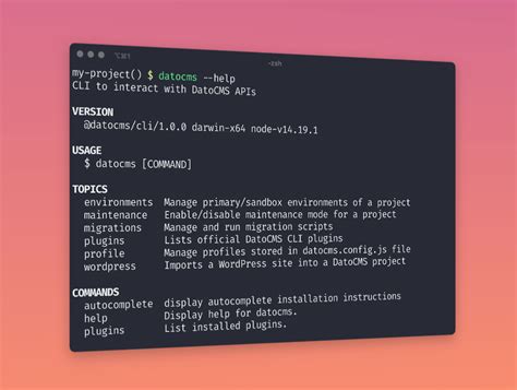 Introducing The New Datocms Cli — Datocms
