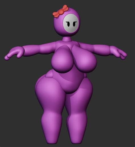 Rule 34 1girls 3d 3d Artwork Big Breasts Fall Guy Fall Guys Female