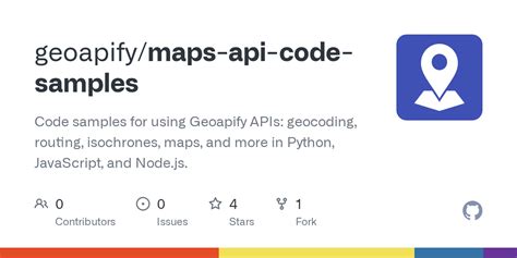 Github Geoapifymaps Api Code Samples Code Samples For Using