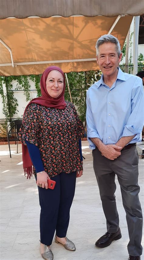 With Mark Cutts On His Last Day At Ocha Gaziantep And Un Anastasia Kahala Atassi