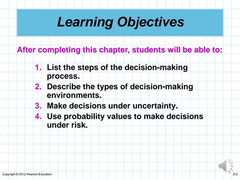 Solution Lecture 3 Chapter 3 Decision Analysis With Audio Studypool