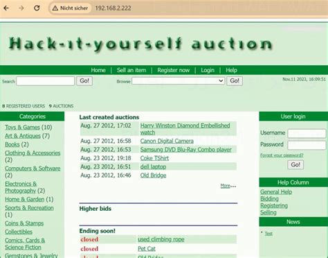 prepare hack it yourself php auction