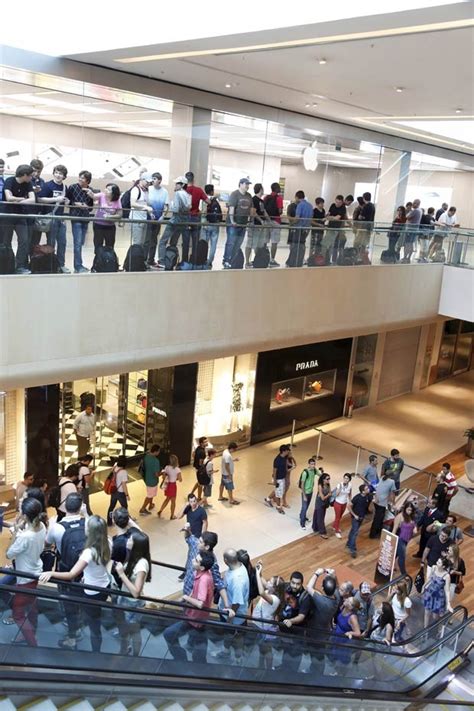 G Inaugura O Da Loja Oficial Da Apple No Brasil Gera Fila Em Shopping Not Cias Em