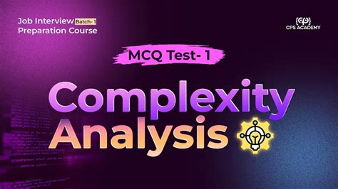 Jipc 1 Quiz 1 Time And Space Complexity Analysis Video Solution Youtube