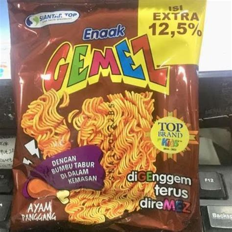 Jual Mie Gemez Mie Botak Mi Gemezz Jajanan Jadul Rasa Ayam Panggang