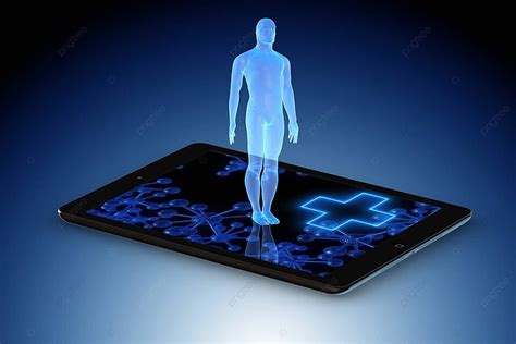 Artificial Intelligence Concept In Telemedicine Robotic Modern Mhealth Photo Background And