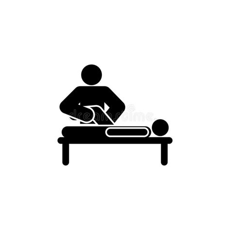 Human Doing Massage Outline Icon Signs And Symbols Can Be Used For Web Logo Mobile App Ui