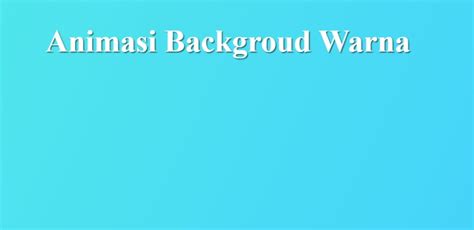 Background Color Gradient Dengan Css