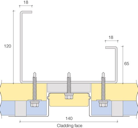 Horizontal Cladding Rails Panel Joint Rails Metsec
