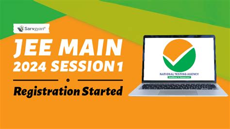 JEE Main 2024 Registration Started Session 1 Apply Link Here