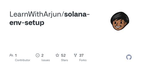 github learnwitharjun solana env setup