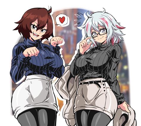 Todoroki Fuyumi And Mandalay Boku No Hero Academia Drawn By Lewdamone