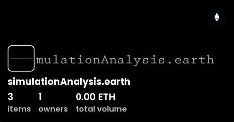 Simulationanalysisearth Collection Opensea