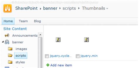 Rotating Banner For Sharepoint Using Jquery Sharepoint Diary
