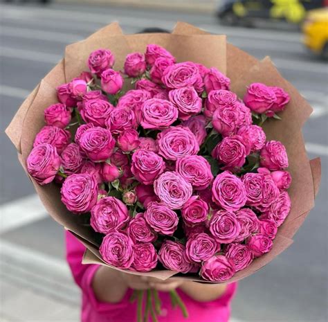 Almaflowers Kz Кустовые розы Букеты из кустовых роз Голландские кустовые розы Купить