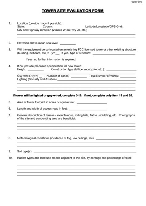 Top 7 Building Assessment Form Templates Free To Download In PDF Format