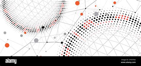 Abstract Technology Background With Plexus Effect Vector Art Stock Vector Image And Art Alamy