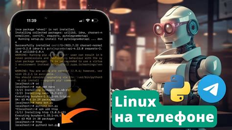 Linux и Python на ТВОЕМ телефоне за 5 минут пишем Телеграм бот на Ios или Android Youtube