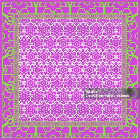 직물에 대 한 서식 파일 인쇄입니다 테두리와 꽃 기하학적 장식의 패턴입니다 그림입니다 원활한 대 한 인쇄 두건 숄 카펫 0명에 대한 스톡 벡터 아트 및 기타 이미지 Istock