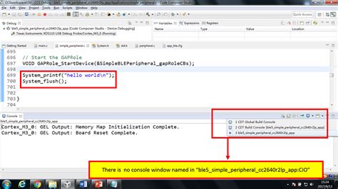 Ccscc2640r2f Cc2640r2 Systemprintf Cannot Print Message To Console