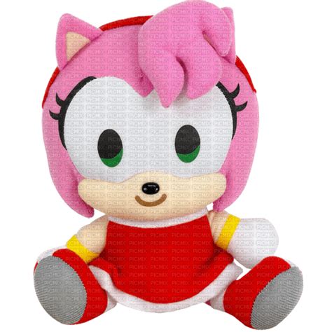 Sonic The Hedgehog Chibi Amy Rose Plush Amyrose Sonic Plush Toy Pink Red Png Gratis