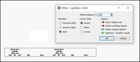 Imported Text In Dfx Justification Issue Lightburn Software Questions Lightburn Software Forum